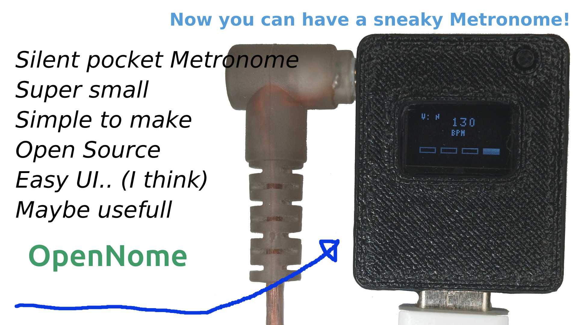 OpenNome | silent pocket Metronome